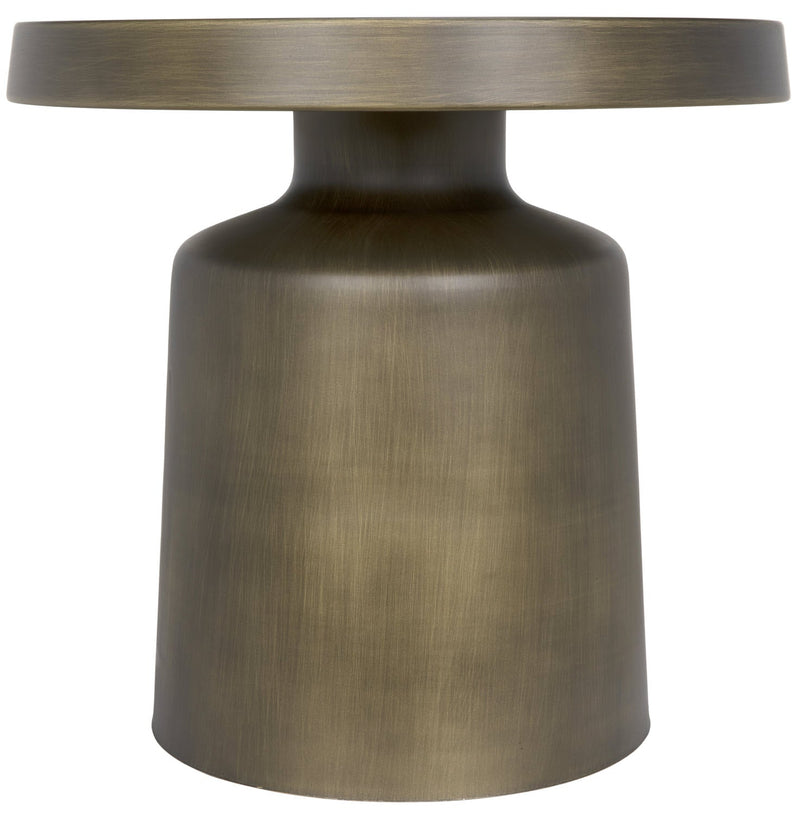 Noir Lee Side Table, Aged Brass – eCTURE