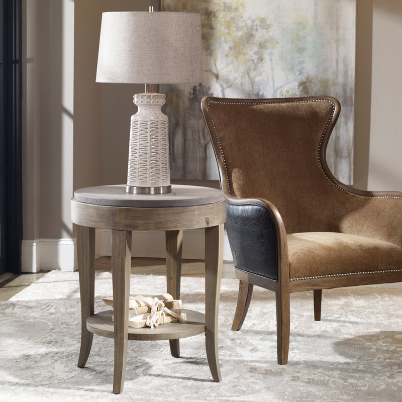 Uttermost Deka Round Side Table – eCTURE