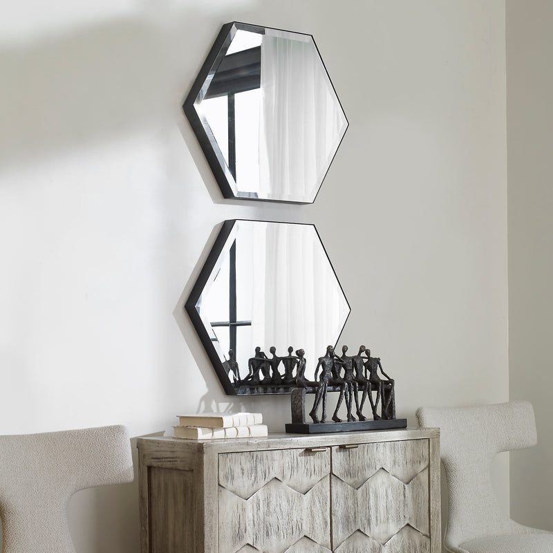 Uttermost Amaya Octagonal Mirrors, S/2 – eCTURE